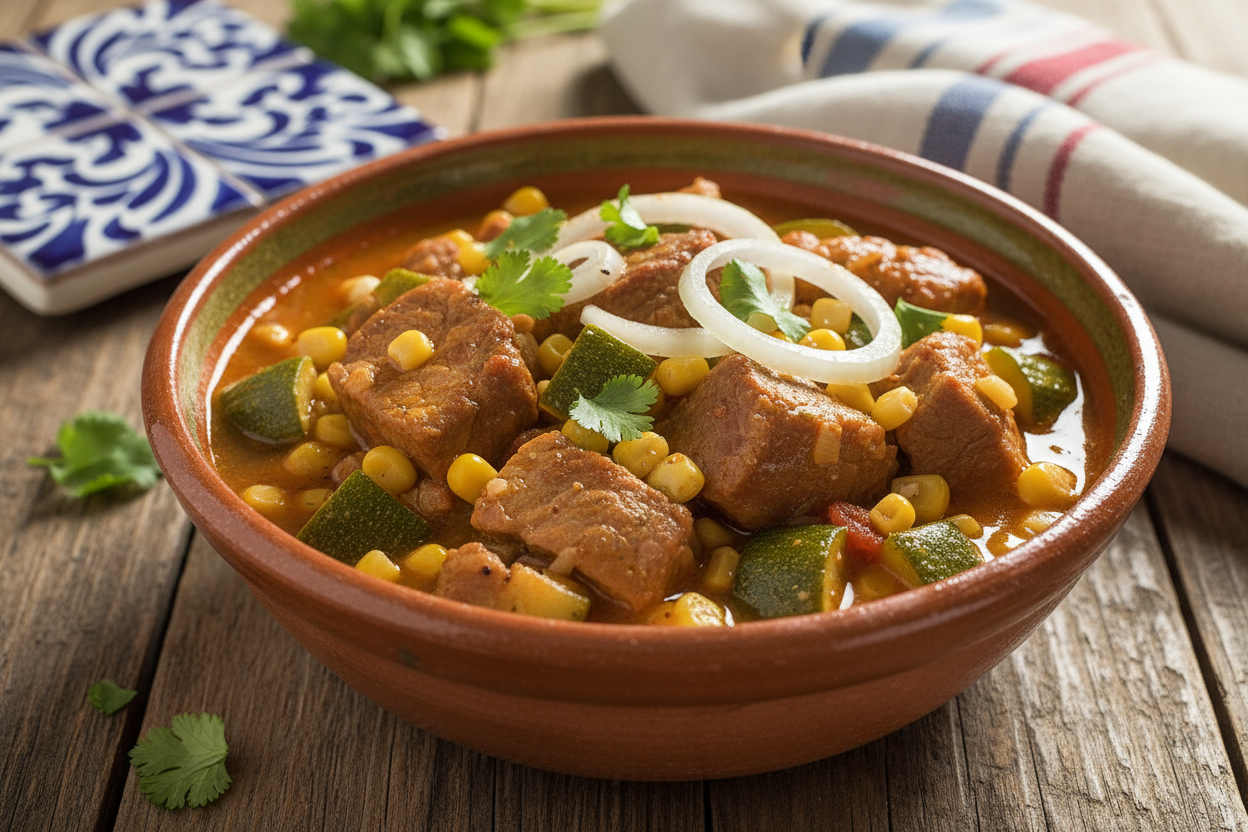 Cerdo con Calabacitas Instachef | Tierno y Casero